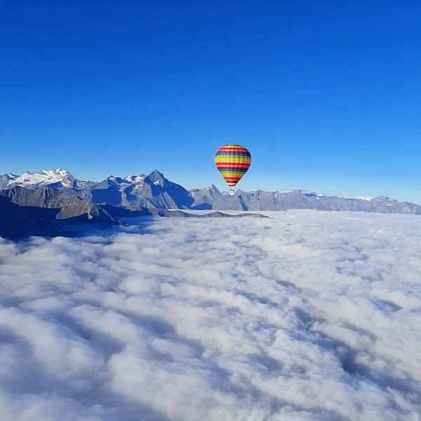 Volo singolo in mongolfiera